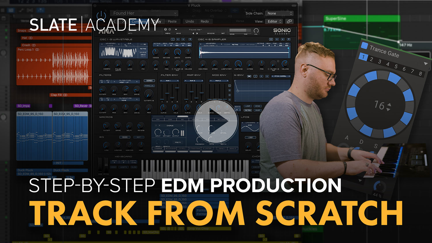 [教程]Slate Academy Edm Track From Scratch Masterclass（2.73GB） - MidiVst ...